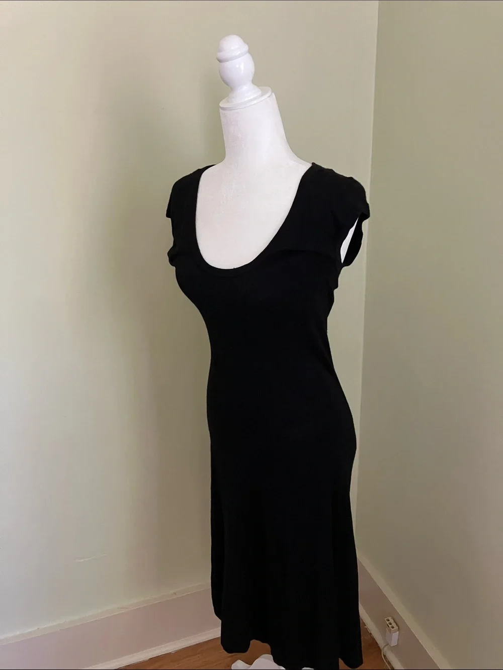 Zara | Dresses | Zara Black Midi Dress | Poshmark